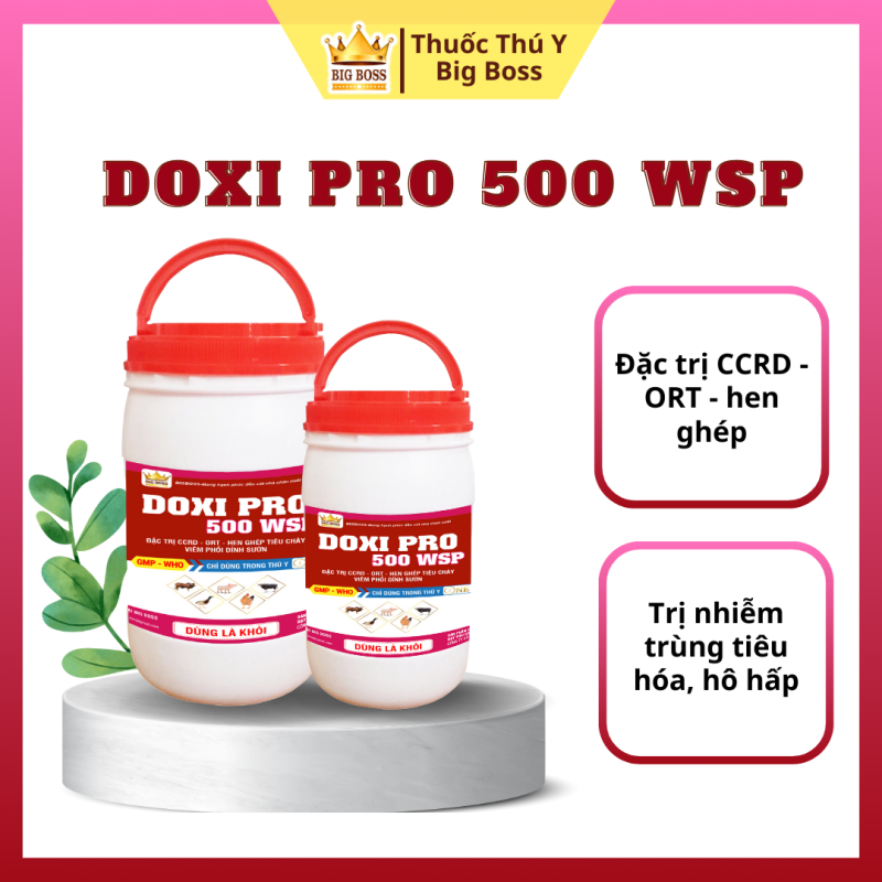 DOXI PRO 500 WSP - 1KG. Đặc trị CCRD - ORT - hen ghép tiêu chảy viêm ...